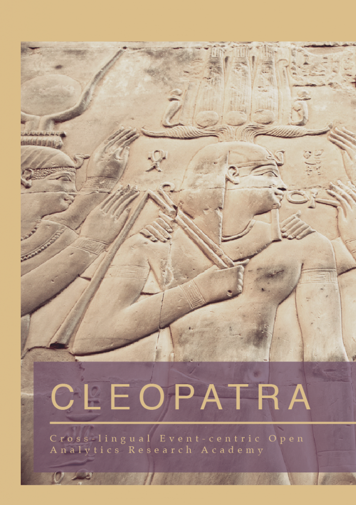 Cleopatra bookmarks and leaflets now available – CLEOPATRA